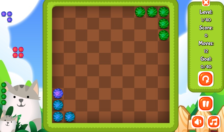 Cats 1010 - Amazing Memory HTML5 Games - DSS Games online