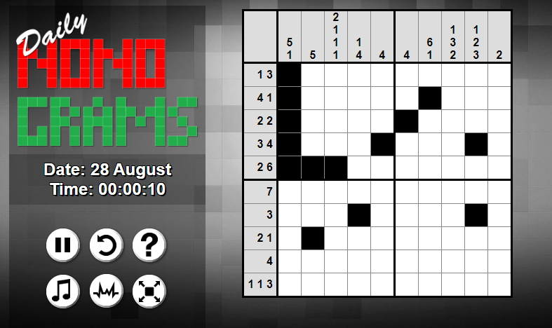 Daily Nonograms - Amazing Puzzle HTML5 Games - DSS Games online