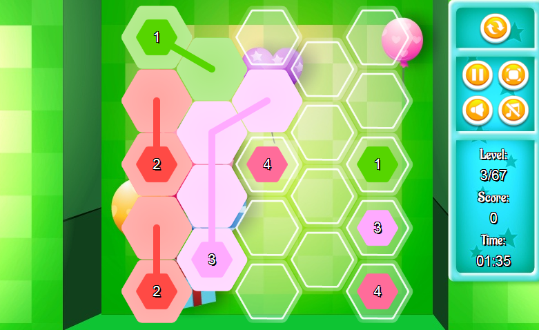 Hex Stream - Amazing HTML5 Puzzle Games - DSS Games online